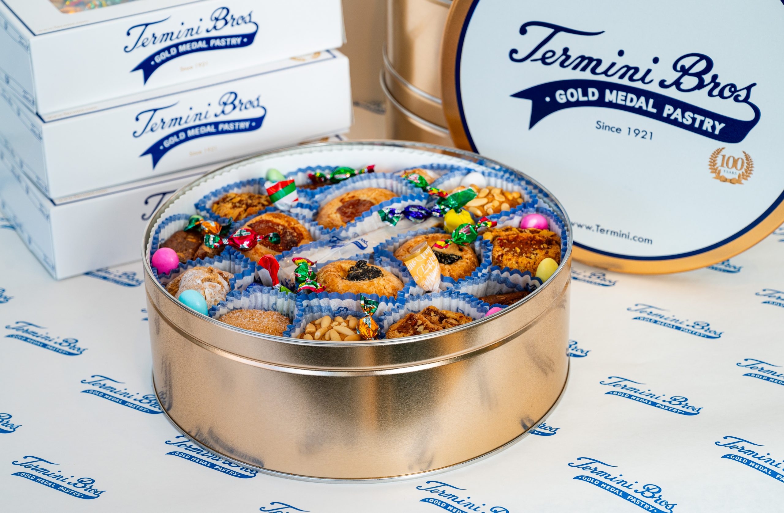 Large Signature Cookie Tin - Termini